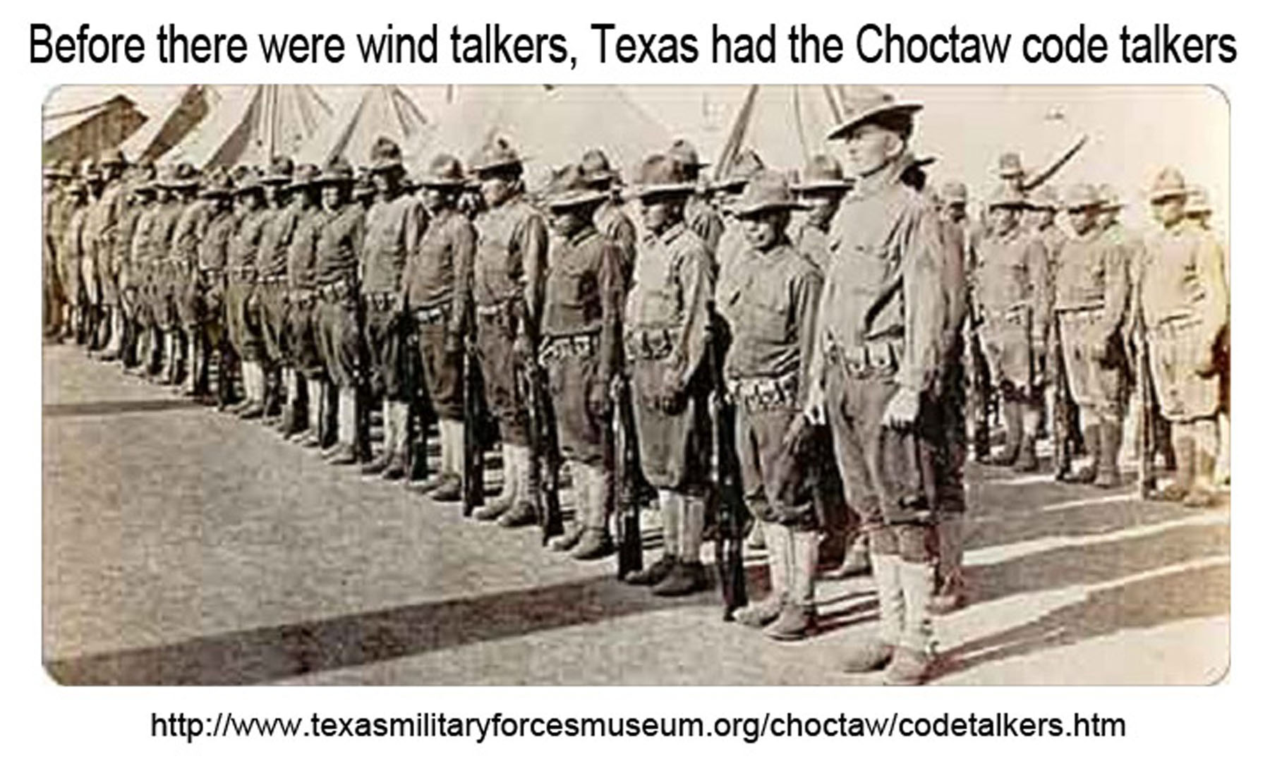 Choctaw code talkers turned the tide of WWI