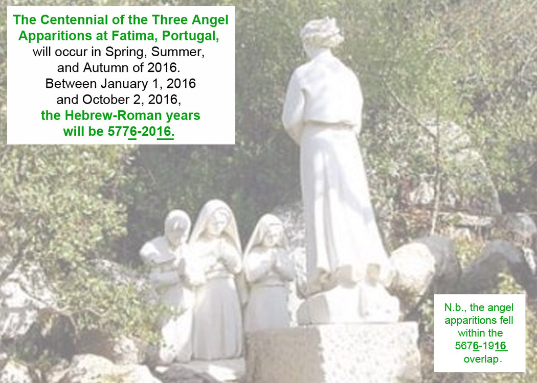 616 and the Centennial of the Fatima Angel Apparitions